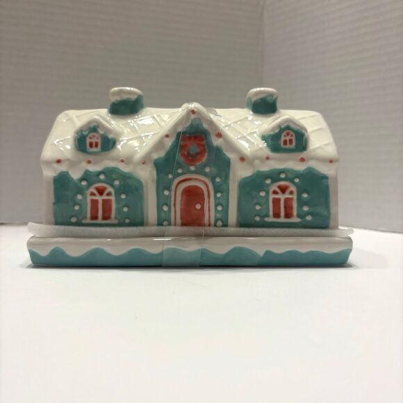 Peppermint Place | Dining | Peppermint Place Pastel Ceramic Gingerbread ...